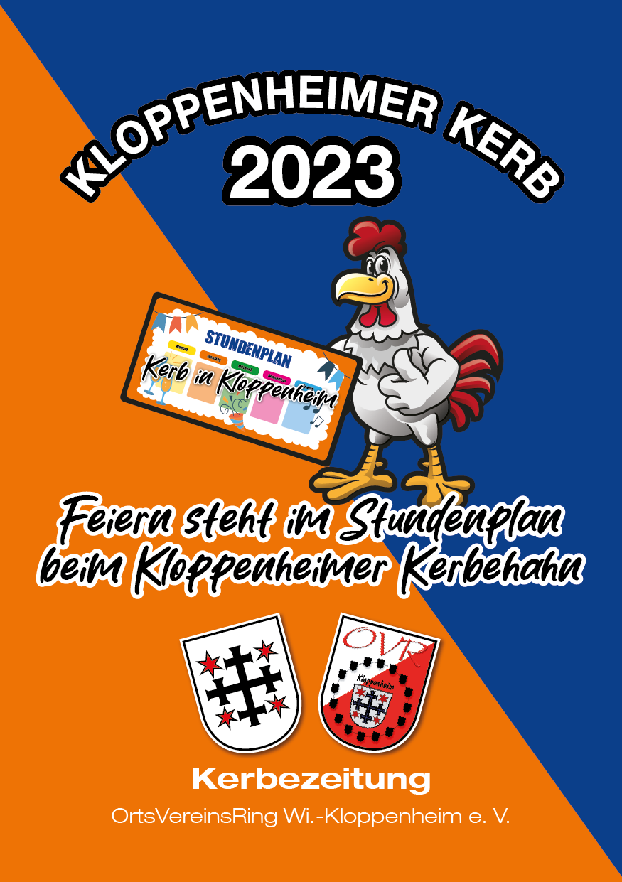 Offizielles Heft zur Kloppenheimer Kerb 2023 – Kloppenheimer Kerb 2025